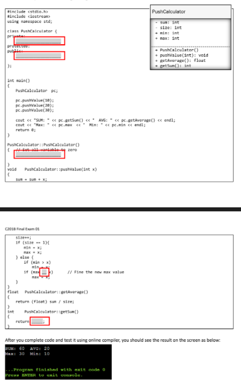 Solved Please convert the following UML class diagram into a | Chegg.com