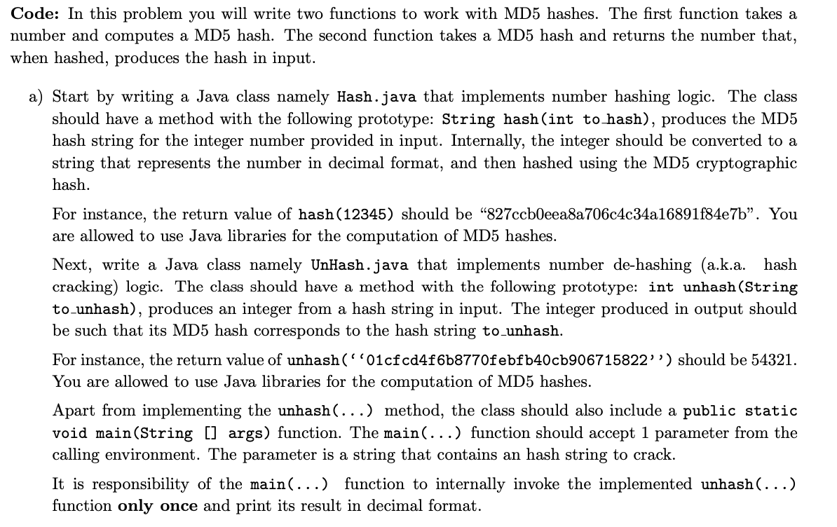 Solved Code: In this problem you will write two functions to | Chegg.com