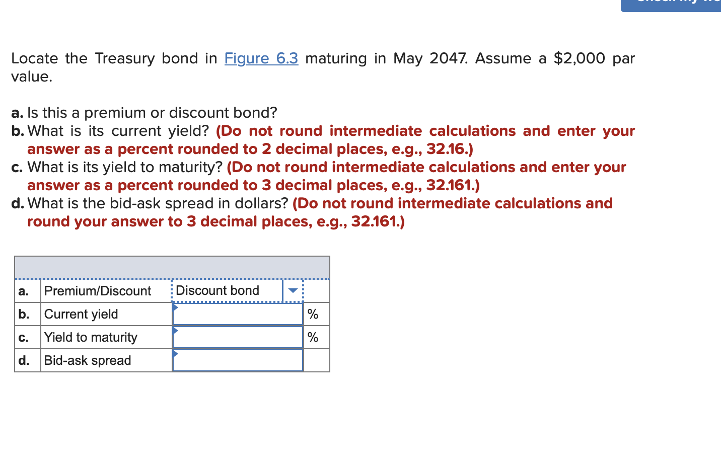 Solved FIGURE 6.3 U.S. Treasury Quotes Treasury note and | Chegg.com