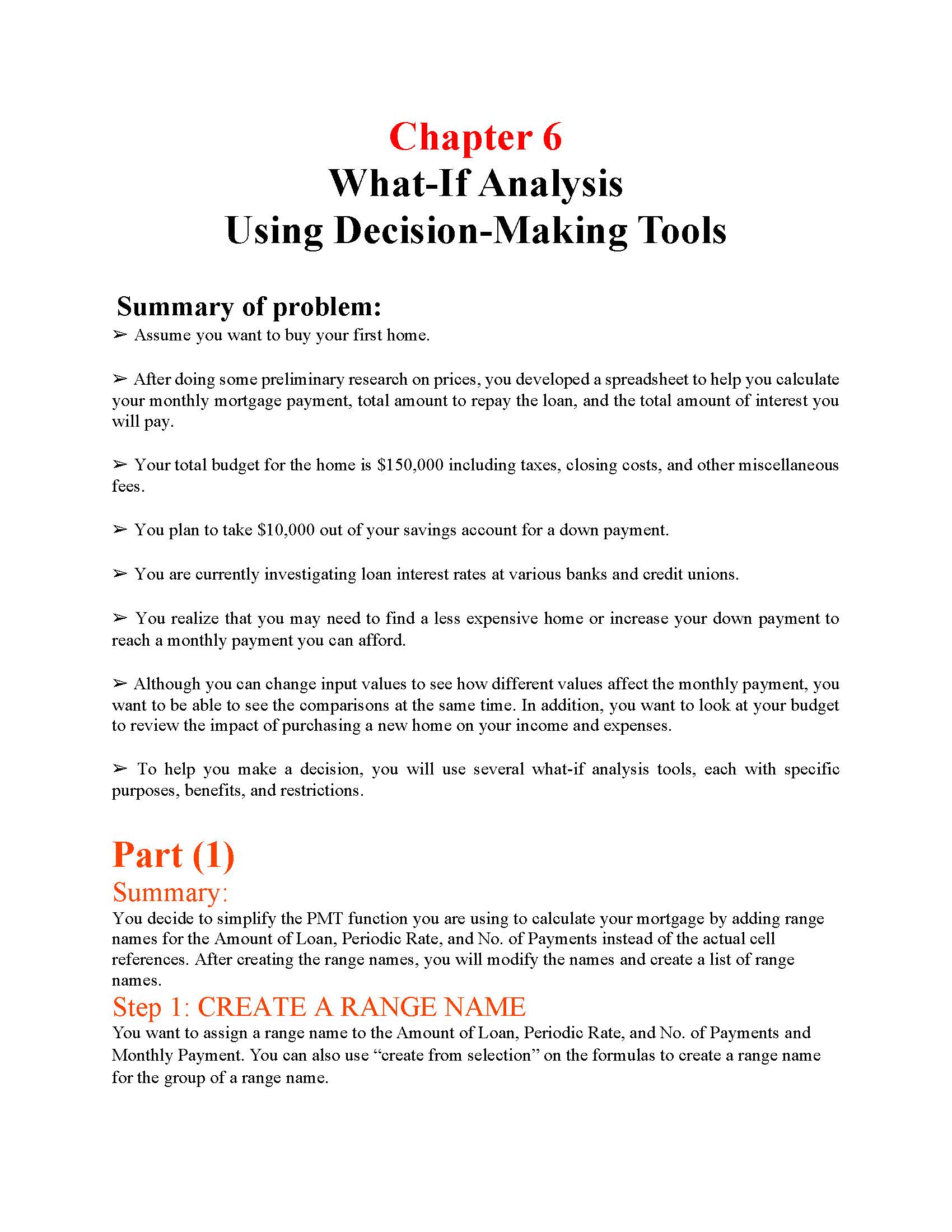 Step 3: FORMAT A ONE-VARIABLE DATA TABLE You want to | Chegg.com
