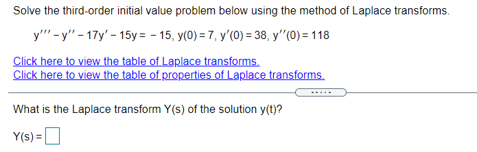 Solved Solve the third-order initial value problem below | Chegg.com