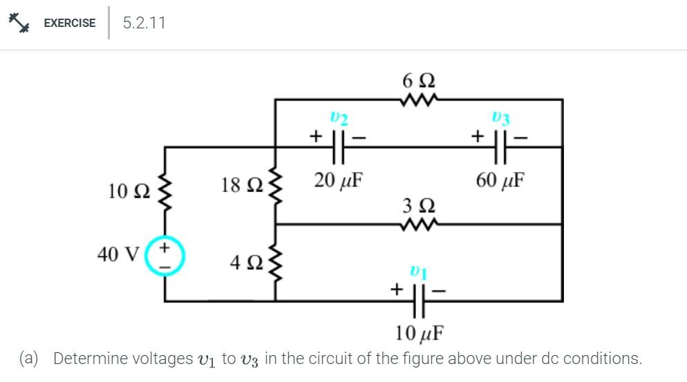 Solved (a) Determine voltages v1 to v3 in the circuit of the | Chegg.com