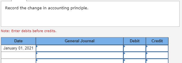 Solved Exercise 20-2 (Algo) Change in principle; change in | Chegg.com