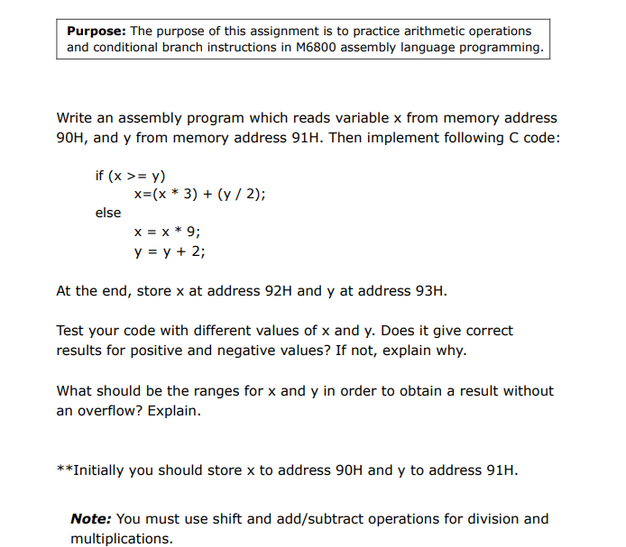 Solved Purpose: The purpose of this assignment is to | Chegg.com