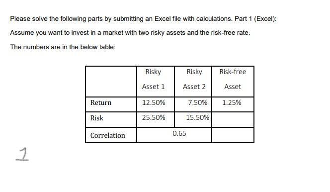 Solved Please solve the following parts by submitting an | Chegg.com