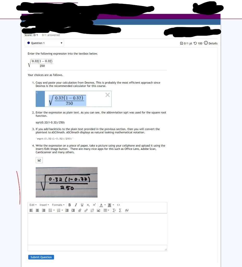 Enter the following expression into the textbox | Chegg.com