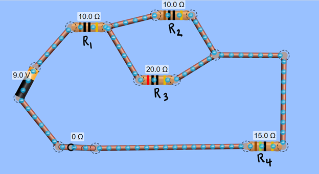 Solved What is the total current going through the circuit | Chegg.com