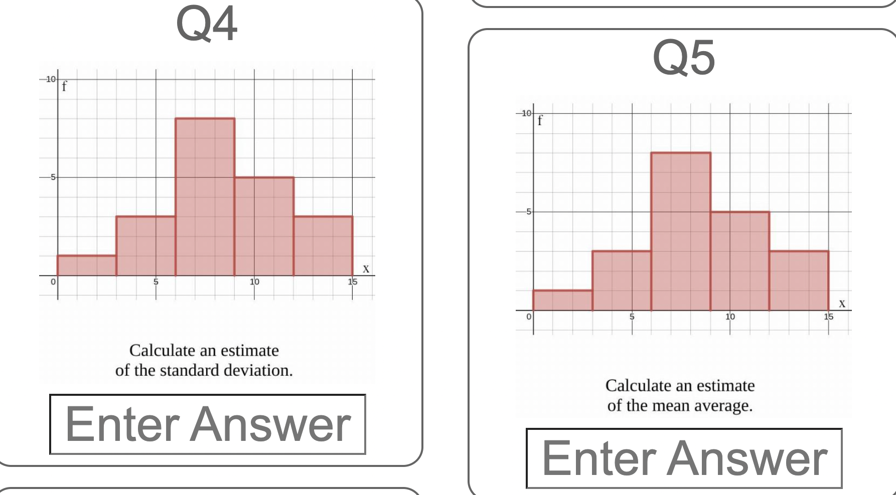 Solved Q4 Q5 -10 -107 f -5 -5 X 0 10 115 X 0 10 15 Calculate | Chegg.com
