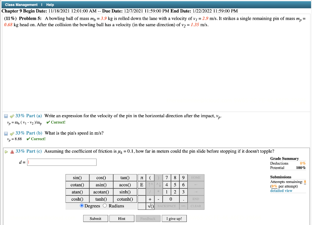 Solved Class Management | Help Chapter 9 Begin Date: | Chegg.com