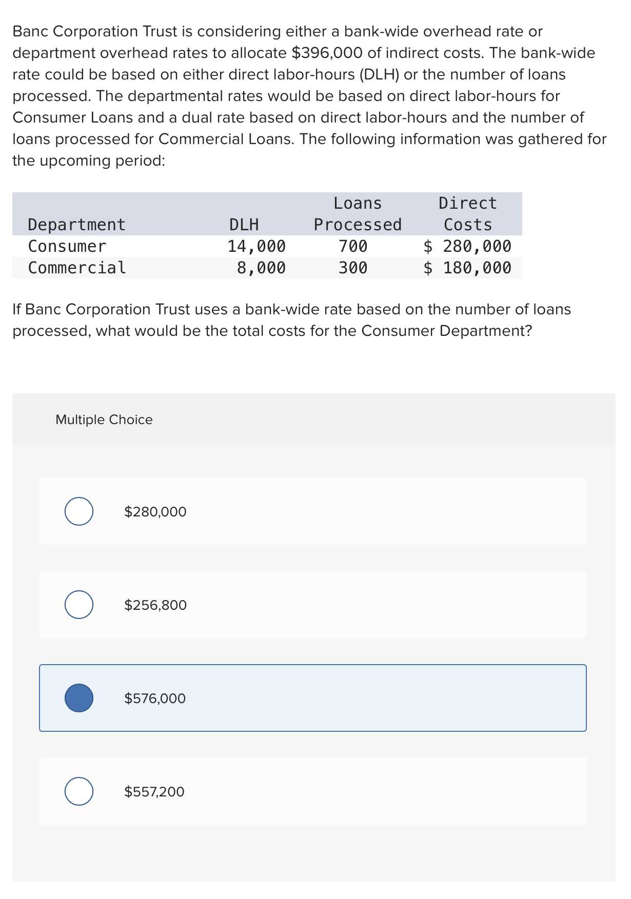 Solved Banc Corporation Trust is considering either a | Chegg.com