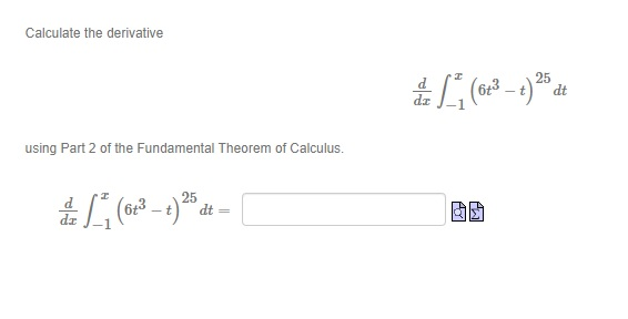 Solved Calculate the derivative (167)* dt dz using Part 2 of | Chegg.com