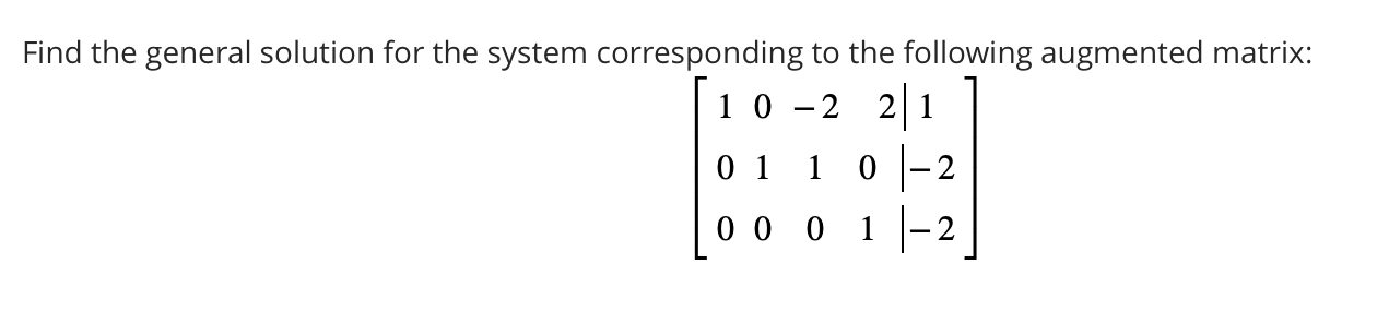 Find the general solution for the system | Chegg.com