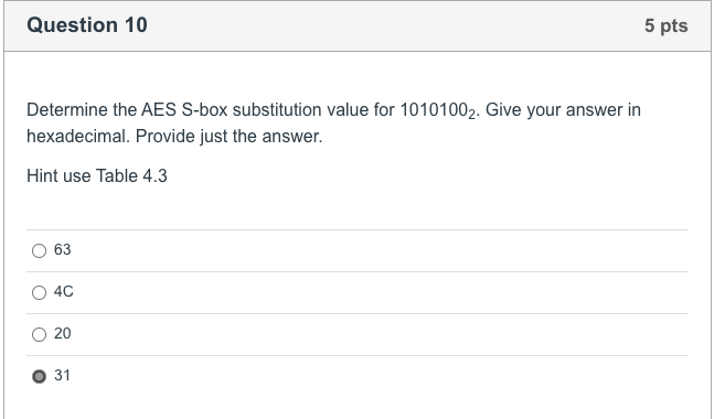 Solved Table 4.2 Multiplicative inverse table in GF(28) for | Chegg.com