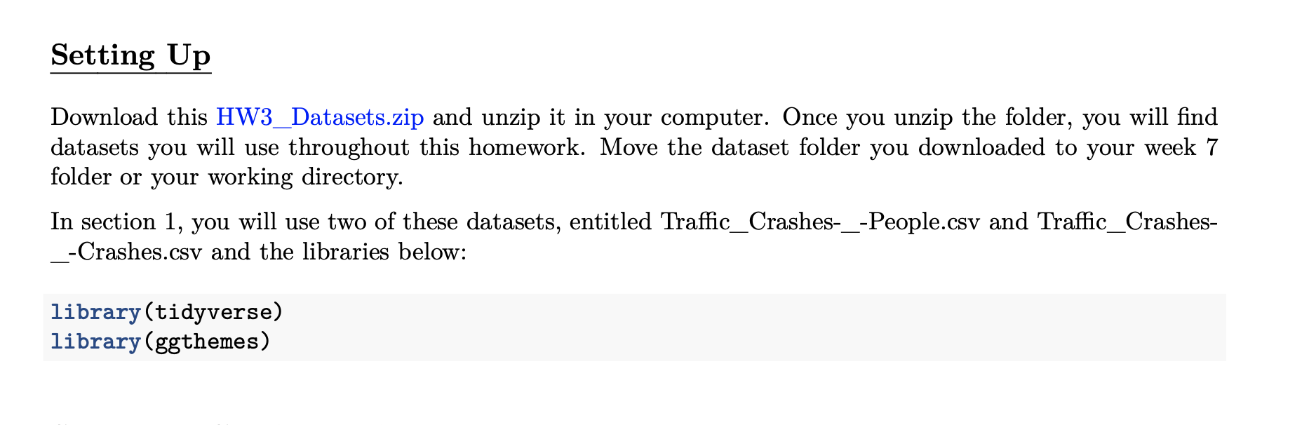 Solved Section 1: Crashes and People 1.1 Please download the | Chegg.com