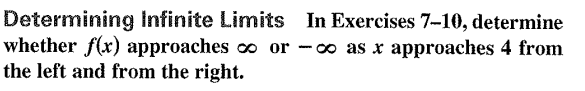 Solved Determining Inf̂inite Limits from a Graph In | Chegg.com