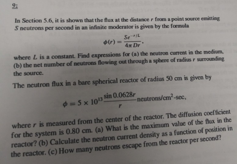 Solved In Section 5.6, it is shown that the flux at the | Chegg.com