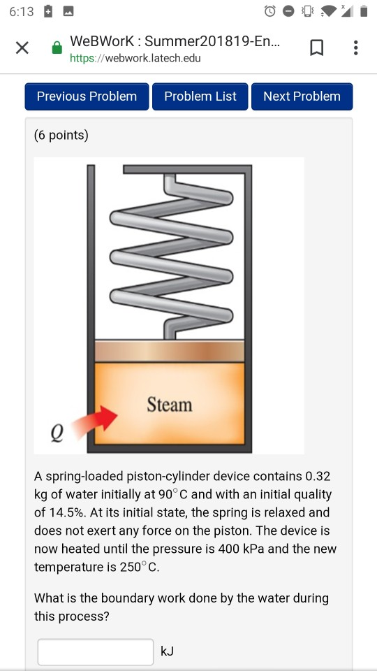 Solved 6:13 WeBWorK: Summer201819-En.. X | Chegg.com