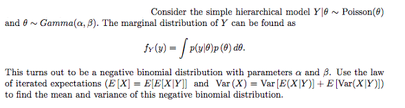 Solved Consider The Simple Hierarchical Model Y∣θ∼poisson θ