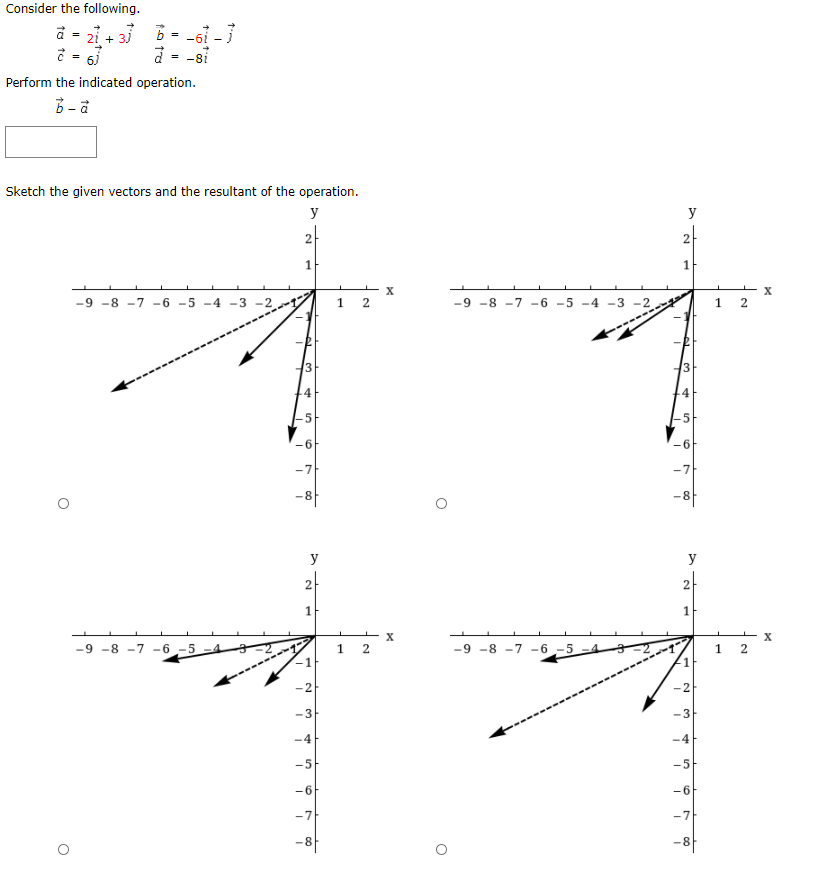 Solved Consider the following. 21 +37 7 -61 c 61 Perform the | Chegg.com
