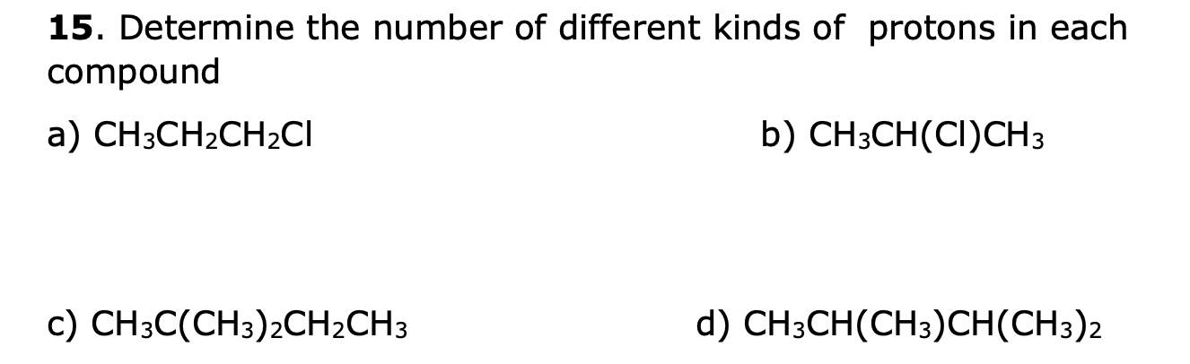 15. Determine the number of different kinds of | Chegg.com
