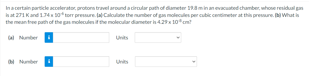 Solved In a certain particle accelerator, protons travel | Chegg.com