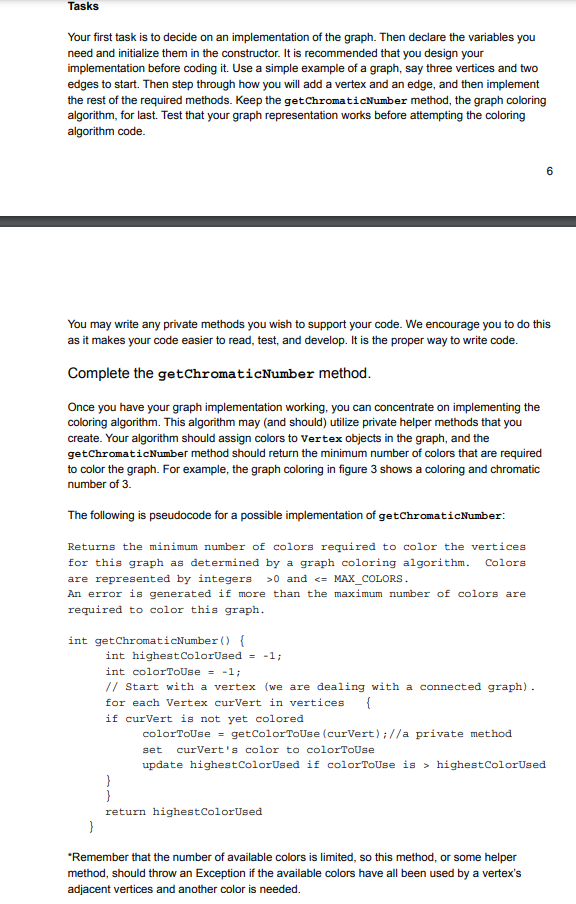 Solved Need help with implementing a graph in java. I will | Chegg.com