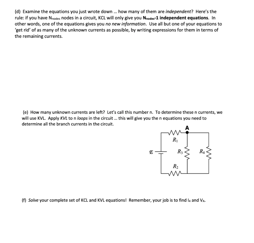 Solved (a) Consider the circuit shown below. The kth | Chegg.com
