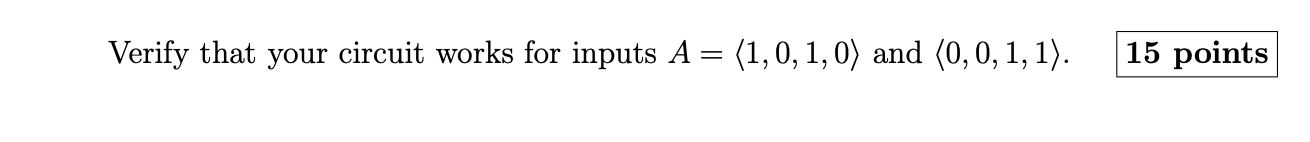 Solved From Problem 9 we see that to obtain bi, input bit ai | Chegg.com