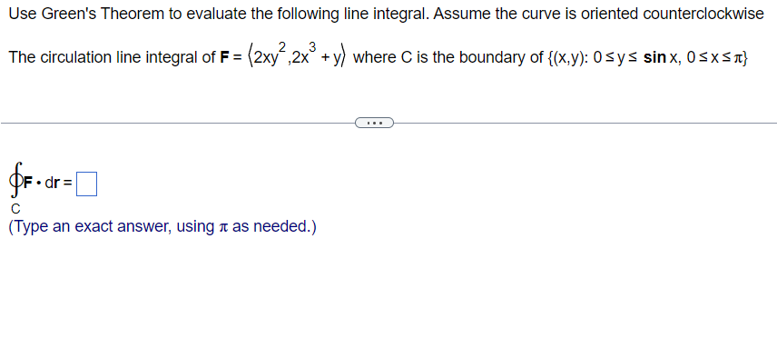 Solved Use Green's Theorem to evaluate the following line | Chegg.com