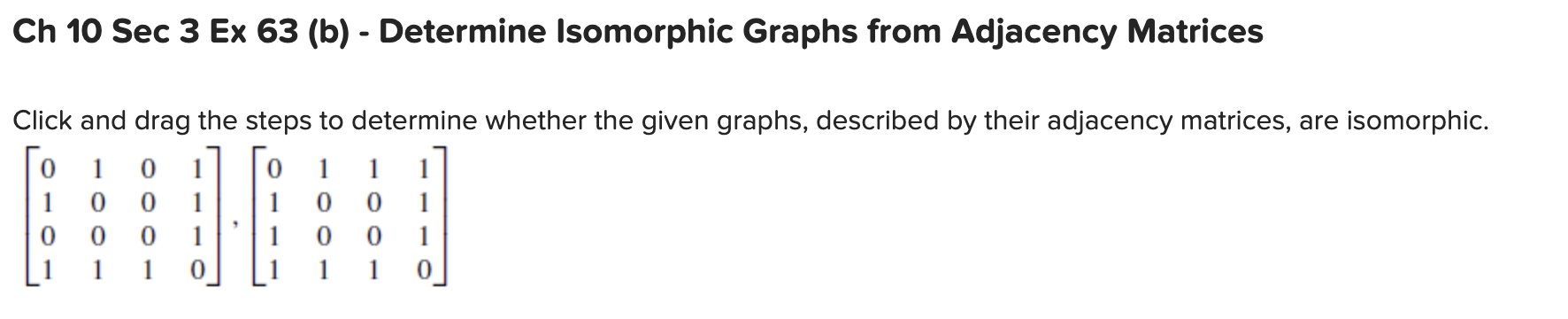 Solved Click and drag the steps to determine whether the | Chegg.com