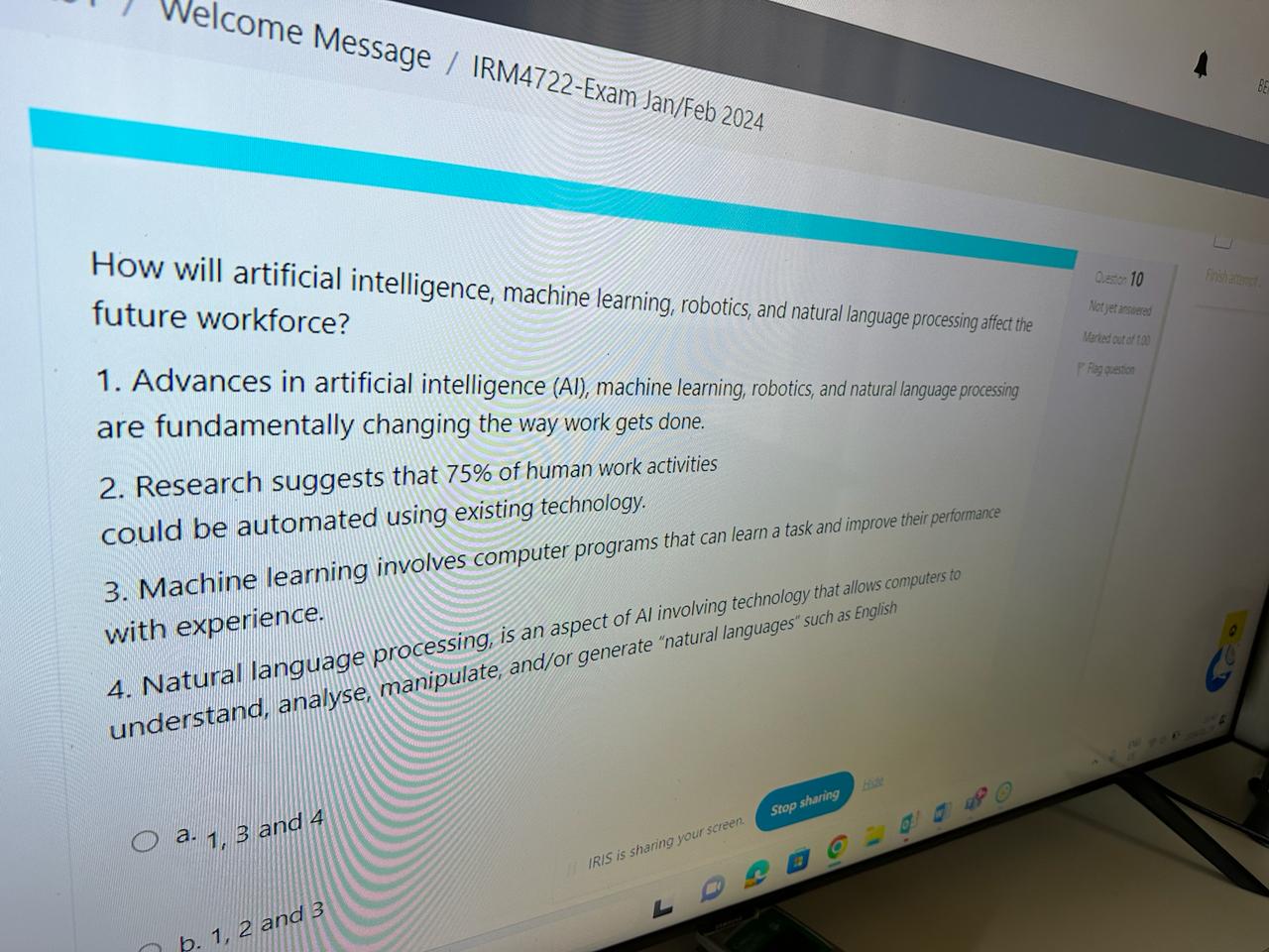 Solved How will artificial intelligence, machine learning, | Chegg.com