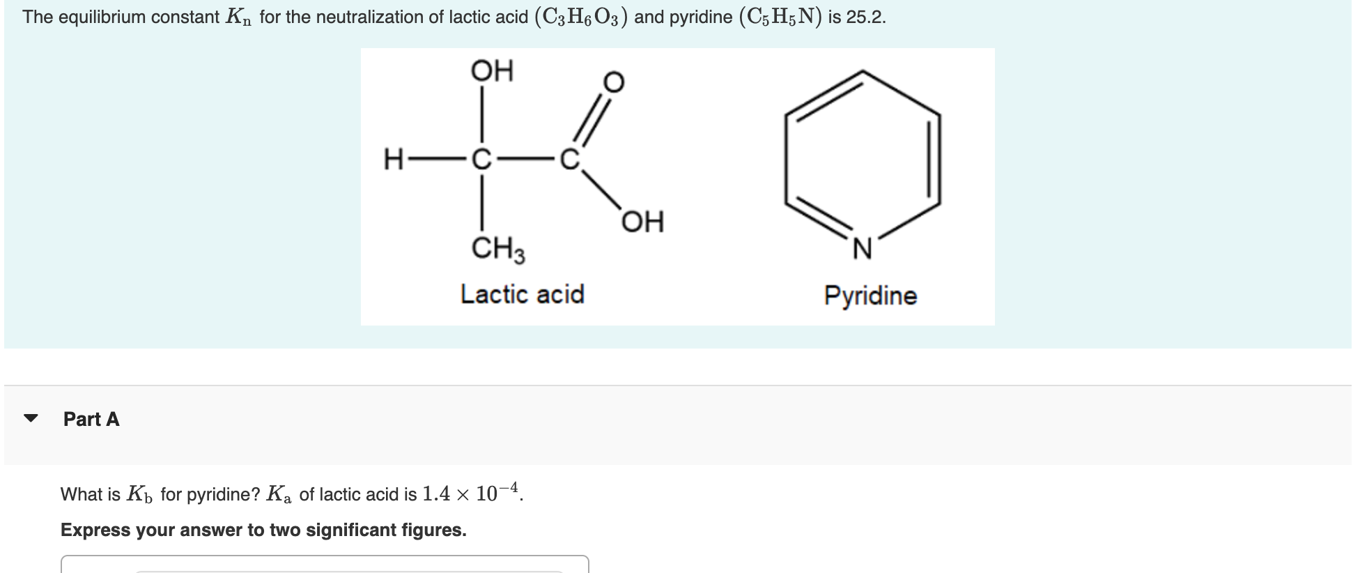 Solved The equilibrium constant Kn for the neutralization of | Chegg.com