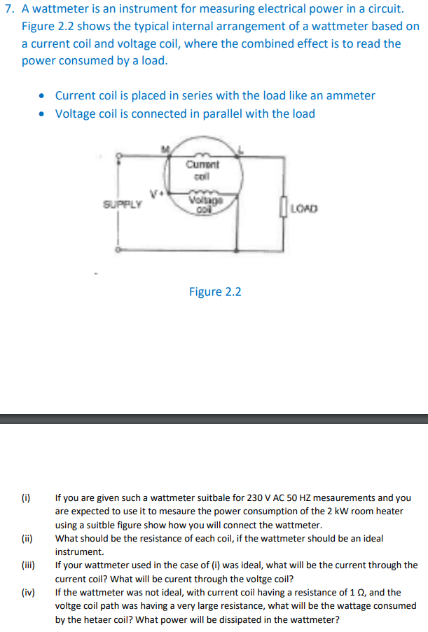 Solved 2. A meter of resistance 50 has a FSD of 4 mA. | Chegg.com