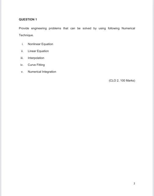 Solved Explain the engineering problem in detail includes | Chegg.com