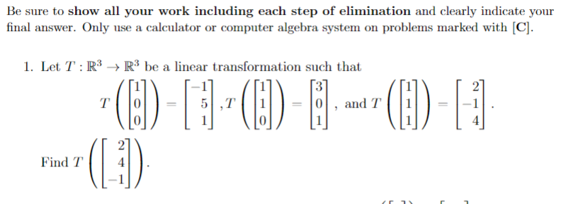 Solved Be sure to show all your work including each step of | Chegg.com