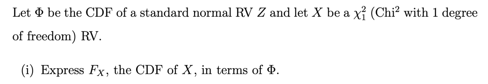 Solved Let o be the CDF of a standard normal RV Z and let X | Chegg.com