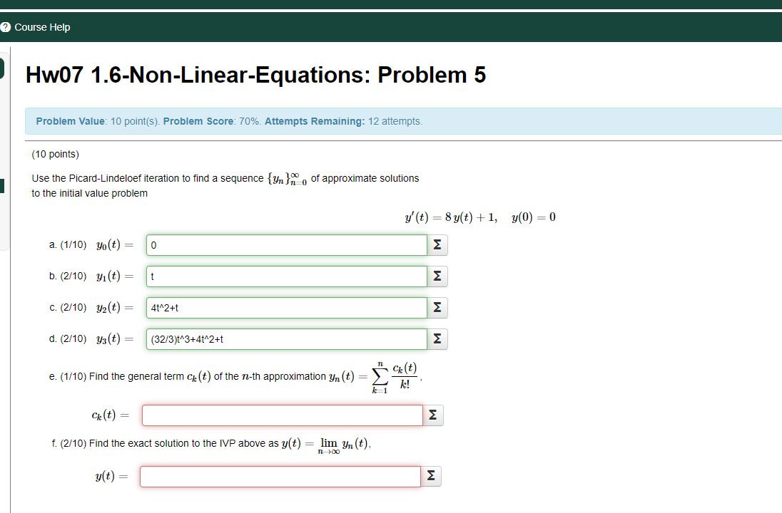 Solved Course Help Hw07 1.6-Non-Linear-Equations: Problem 5 | Chegg.com
