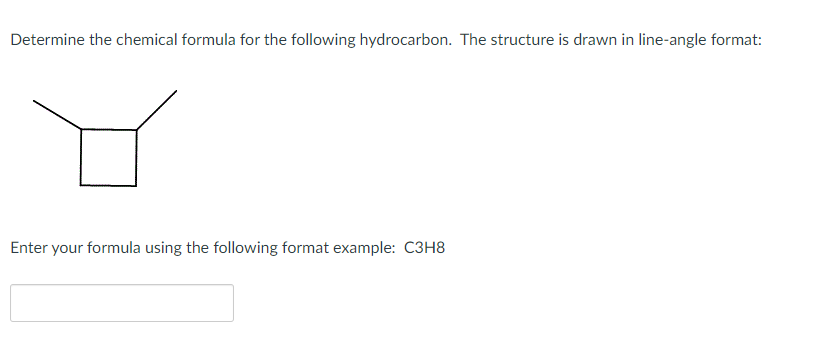 Solved Determine the chemical formula for the following | Chegg.com