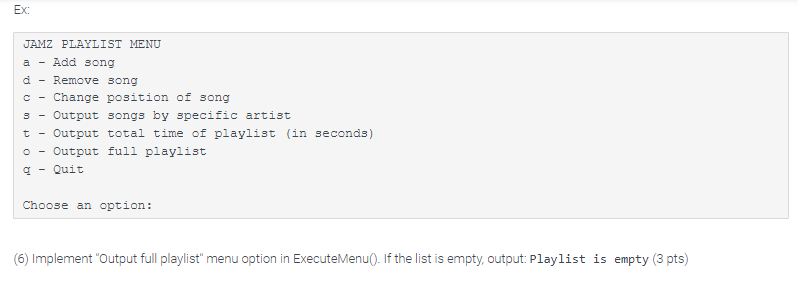Solved (2) In main0, prompt the user for the title of the | Chegg.com