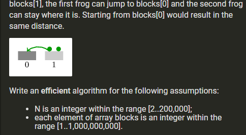 Solved There are N blocks, numbered from 0 to N-1, arranged | Chegg.com