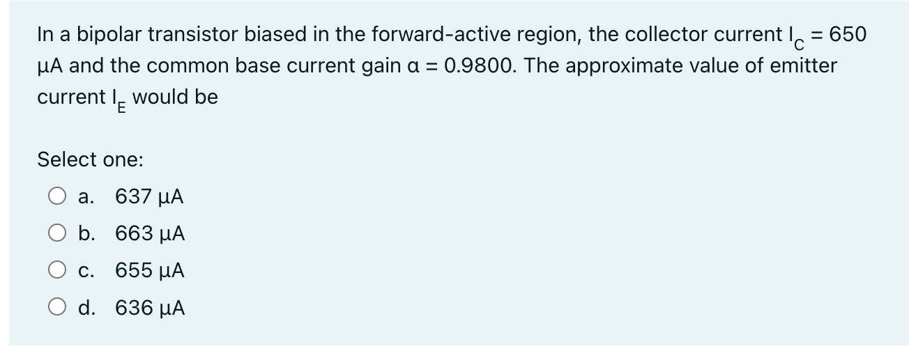 Solved In a bipolar transistor biased in the forward-active | Chegg.com