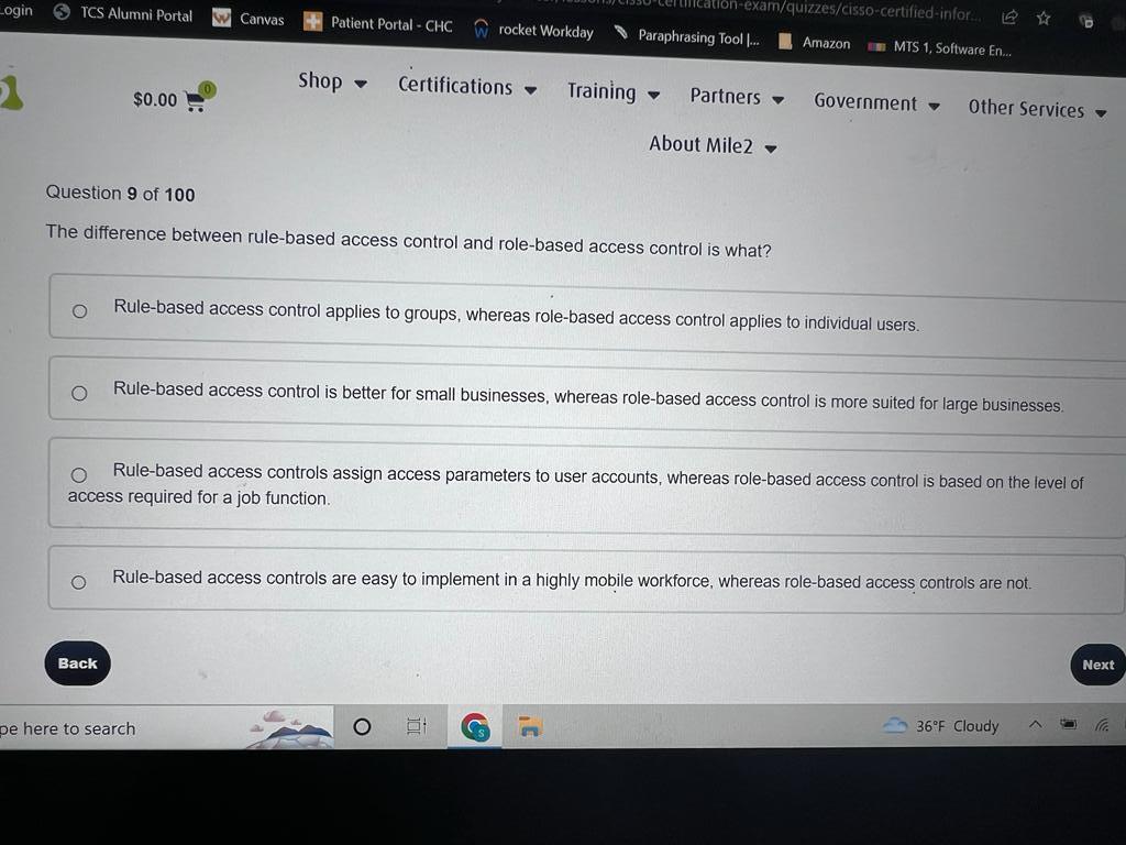 Solved Out of the following answers, which one is | Chegg.com