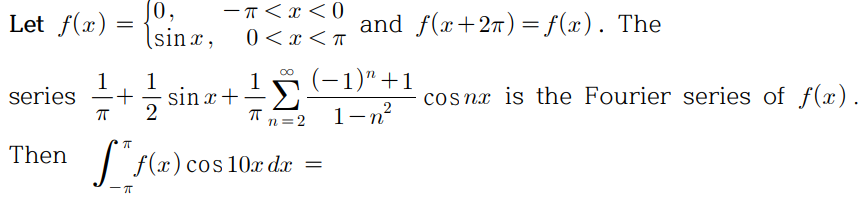 Solved Let f(x)={0,sinx,−π | Chegg.com