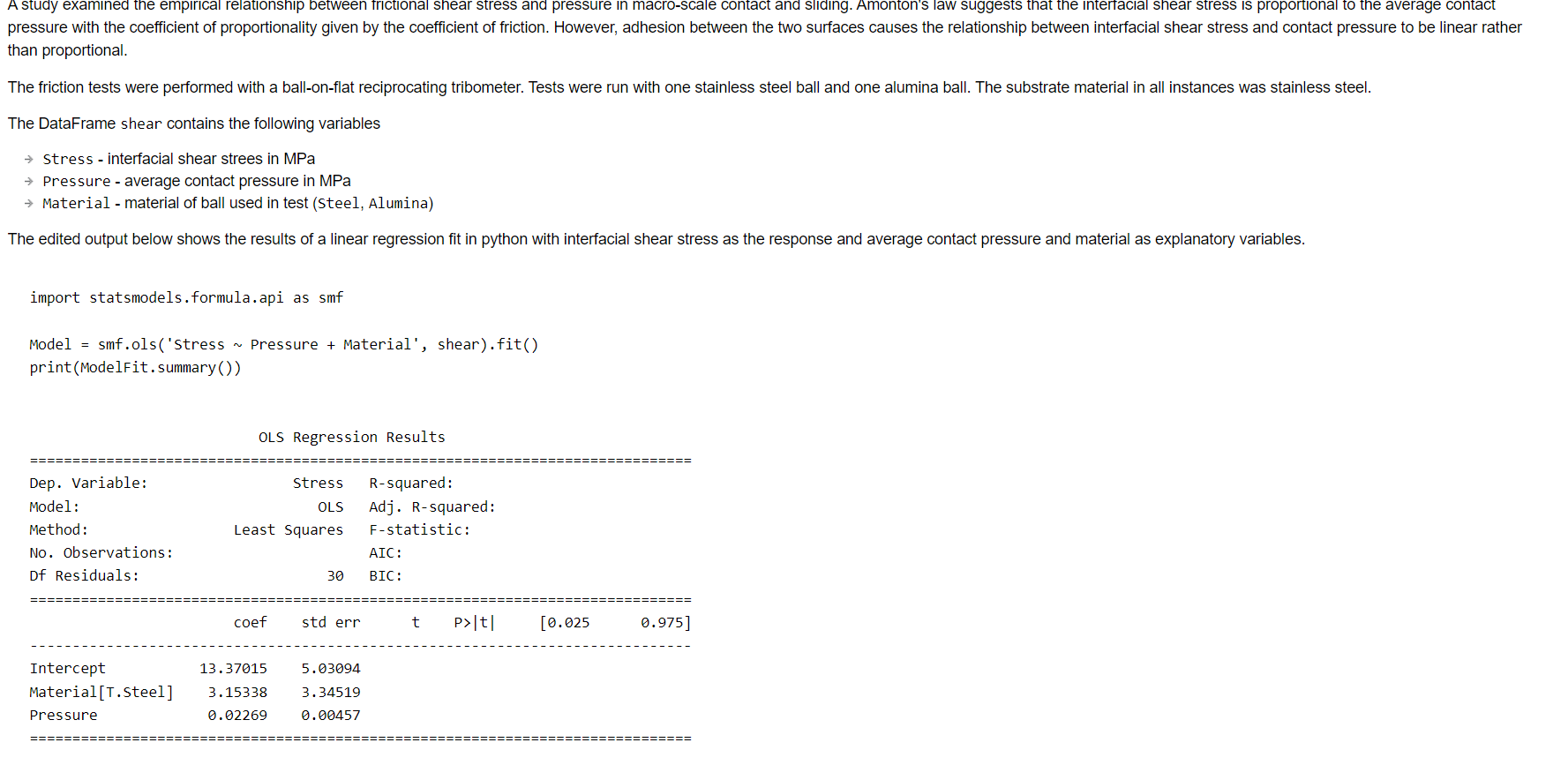Solved The width of the 95% confidence interval for | Chegg.com