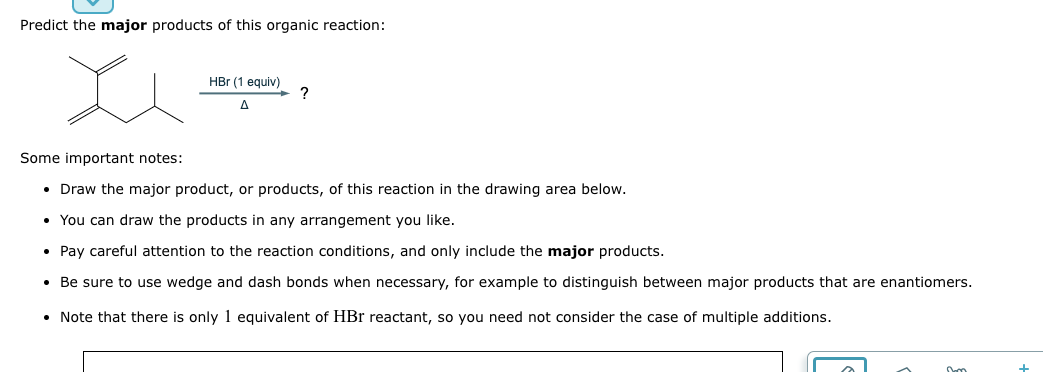 Solved Predict the major products of this organic reaction: | Chegg.com