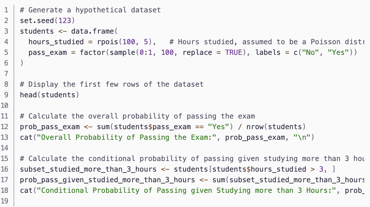 Solved \# Generate a hypothetical dataset set. seed (123) | Chegg.com