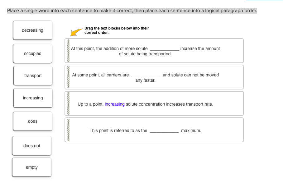 Solved Place a single word into each sentence to make it | Chegg.com Solved Place a single word into each sentence to make it | Chegg.com