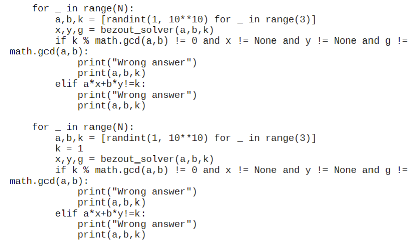 Solved Problem: Integer Equations Knowing how to solve | Chegg.com