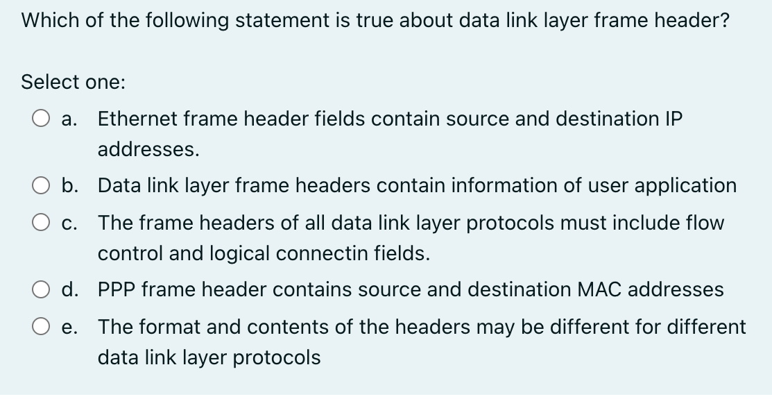 Which of the following statement is true about data | Chegg.com