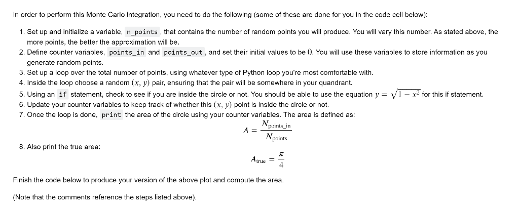 Solved IN PYTHON PLEASE FINISH STEP 5 AND 6 import numpy | Chegg.com
